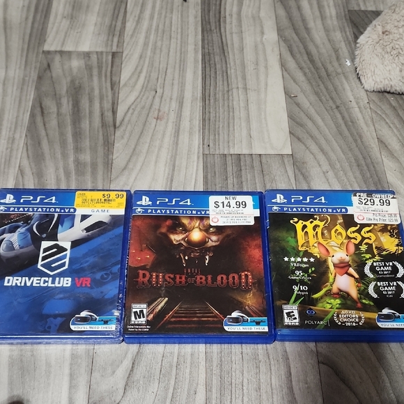 Sony | Toys | Sony Vr Game Set Blue | Poshmark